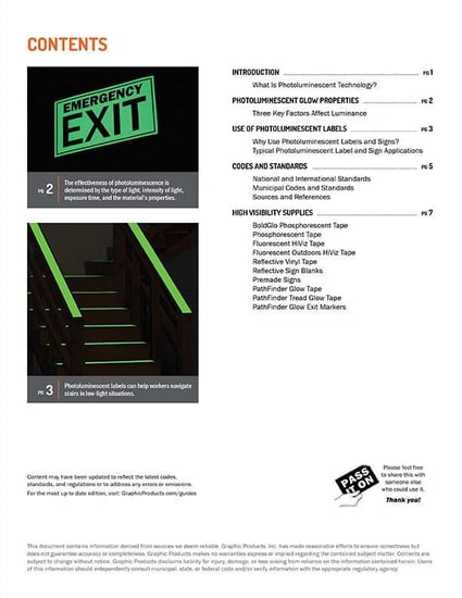 Photo Luminescent Safety Signage Guide | Workplace Safety | DuraLabel