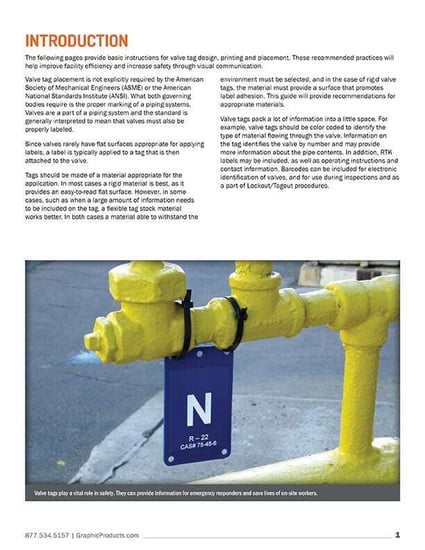 Valve Tagging Best Practice Guide | Pipe Marking | DuraLabel