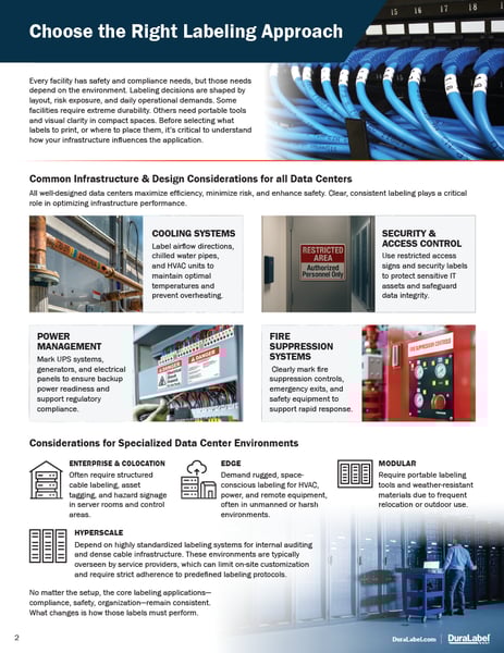 Data Center Labeling Quick Start Guide | DuraLabel